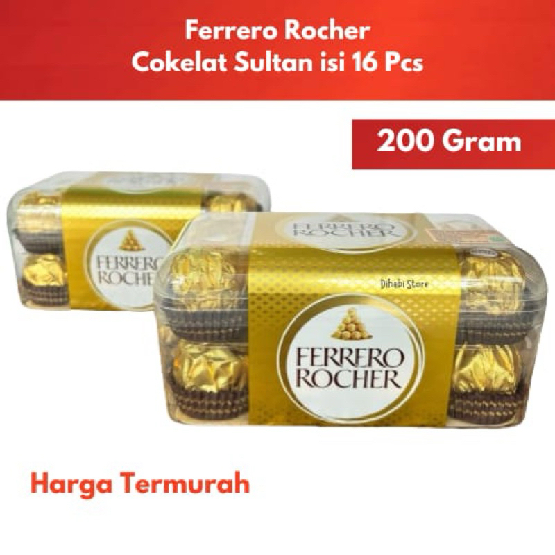 Jual Ferrero Rocher Premium Chocolate Isi 16pcs | Shopee Indonesia