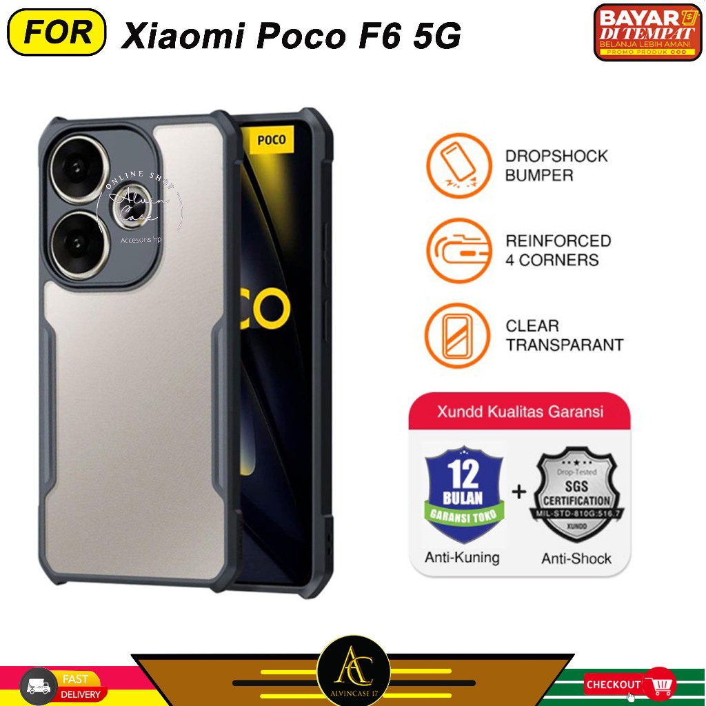 Jual Case Fusion Xiaomi Poco F6 5G F6 Pro 5g M6 F5 5G X5 X5 Pro 5G X6 ...