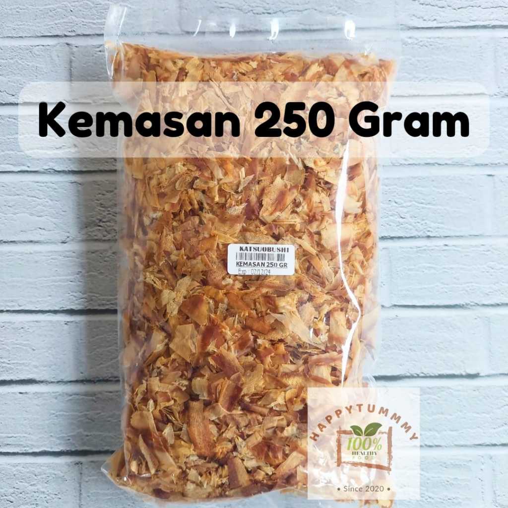 Jual HPT - KATSUOBUSHI 250 GRAM HALAL Shaved Bonito Flakes/Katsuo Bushi ...