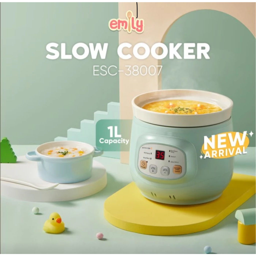 Jual Emily Slow Cooker Ceramic Pot 1 L | Shopee Indonesia