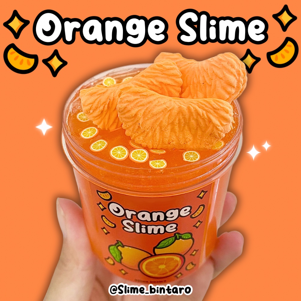 Jual BONANZA ORANGE JELLY CLAY SLIME BY SLIME BINTARO JELLY SLIME CLAY ...