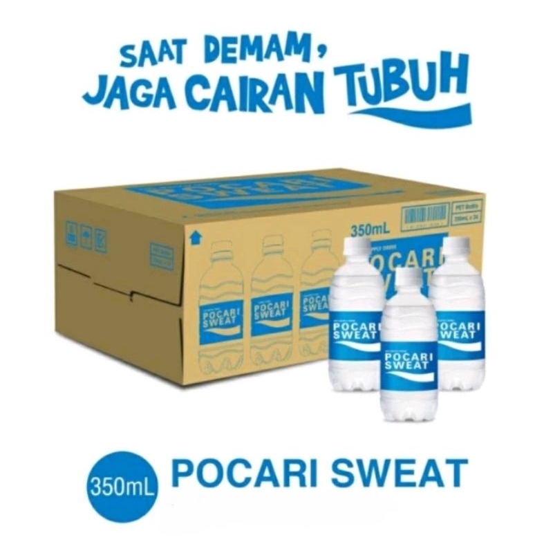 Jual Pocari Sweat Botol 350ml. 1 dus isi 24btl. | Shopee Indonesia