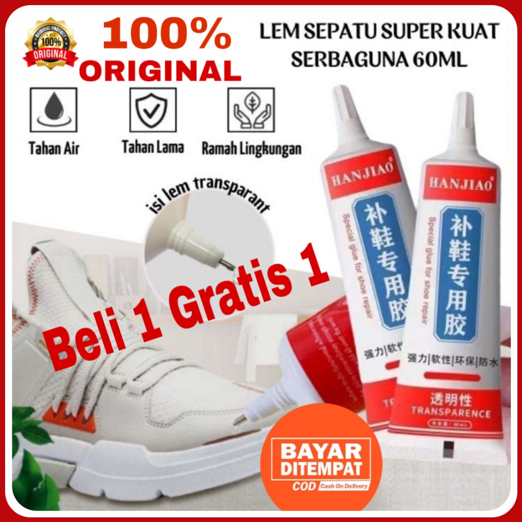 Jual Lem Perekat Sepatu HAN JIAO 60ML 100% Original, Super Kuat ...