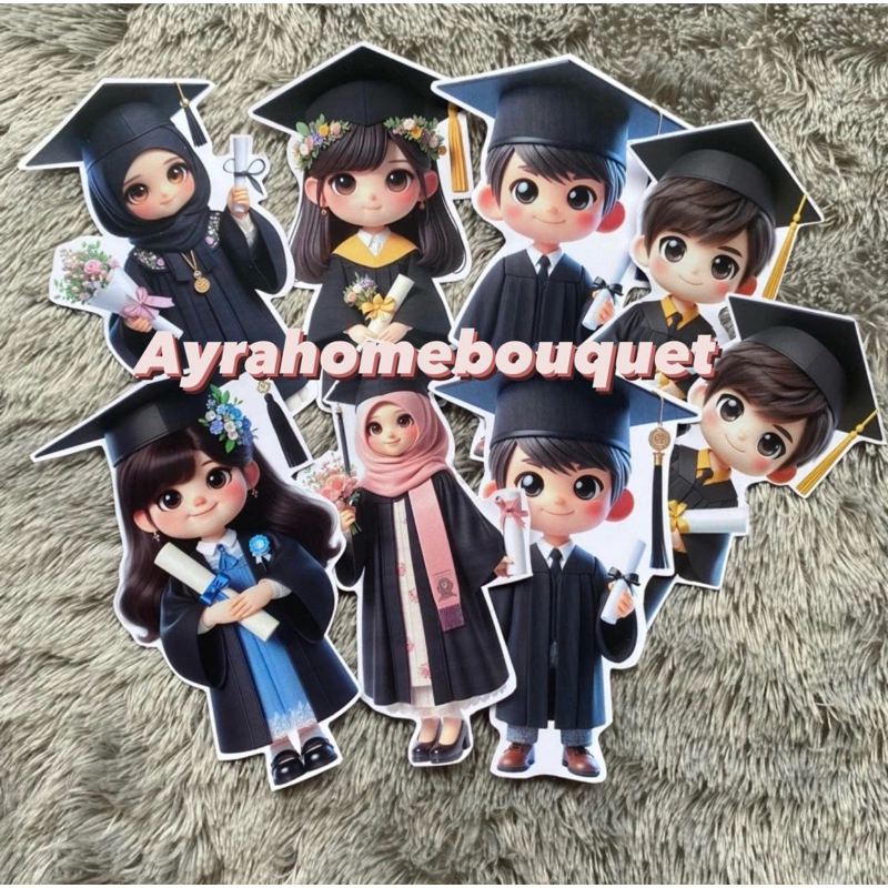 Jual [TOPPER GEMOY] Toper Wisuda Anak Gemoy Anak Tk Sd | Shopee Indonesia