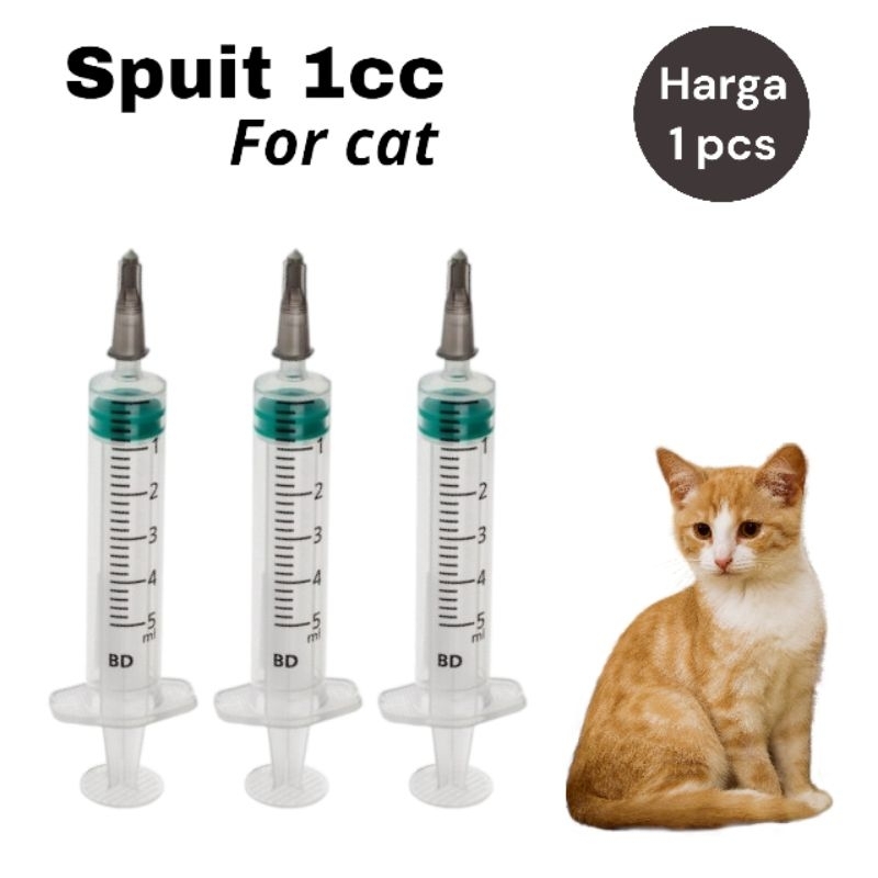 Jual BASIC FEED spet spuit alat bantu makan kucing dan anjing 1ml ...