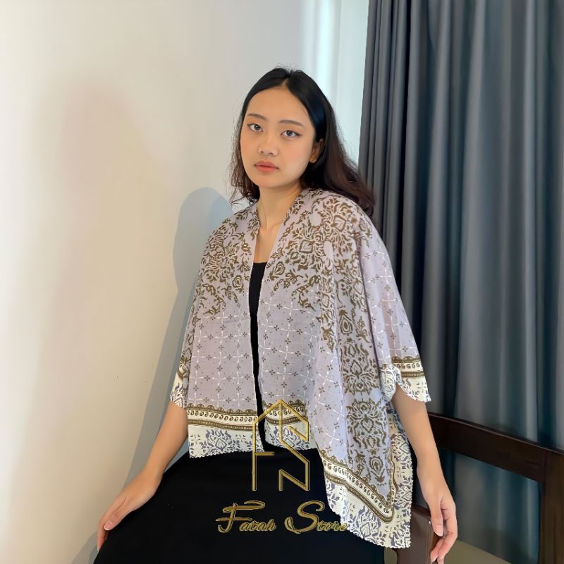 Jual outer scarf batwing / outer scarf model kelalawar Cardigan wanita ...