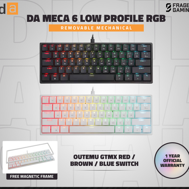 Jual Digital Alliance DA Meca 6 / Meca6 RGB Mini Gaming Mechanical ...