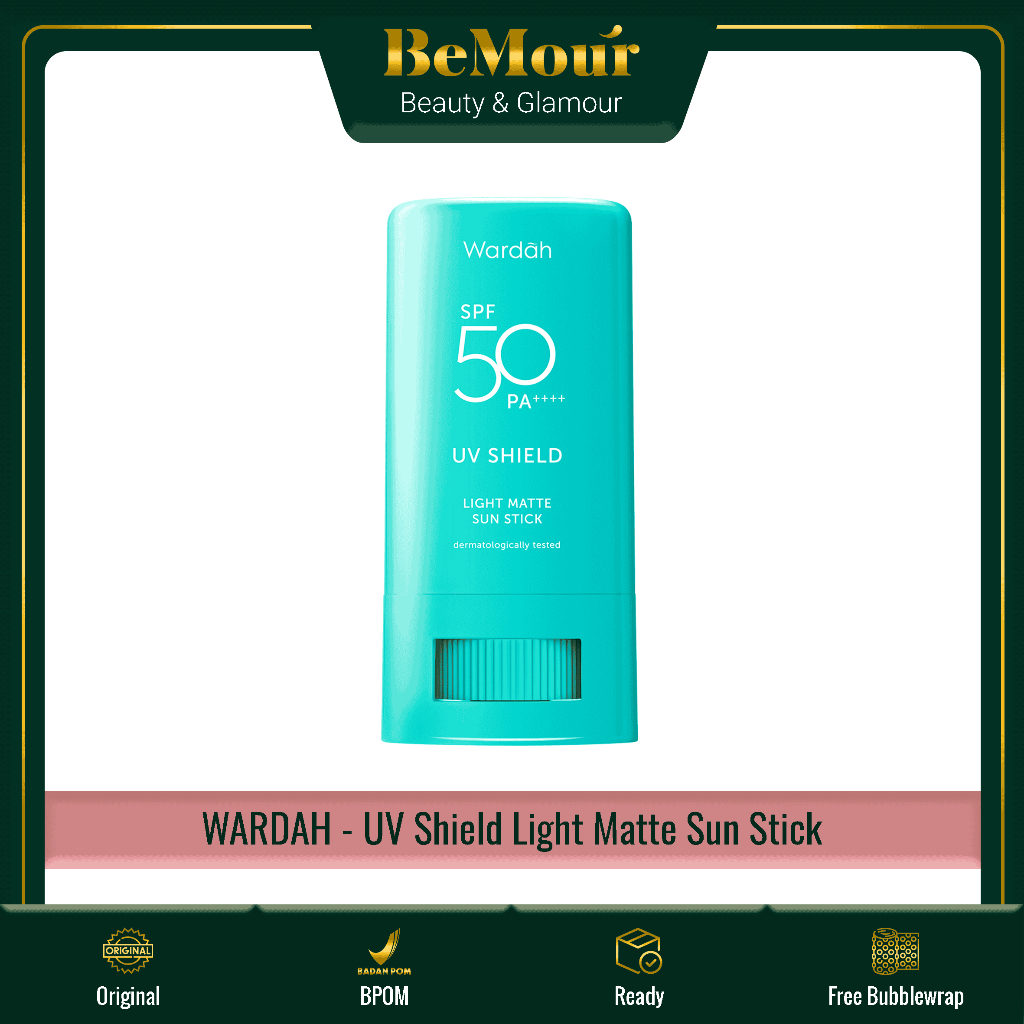 Jual WARDAH - UV SHIELD LIGHT MATTE SUN STICK SPF 50 PA+++ ( 22 g ...