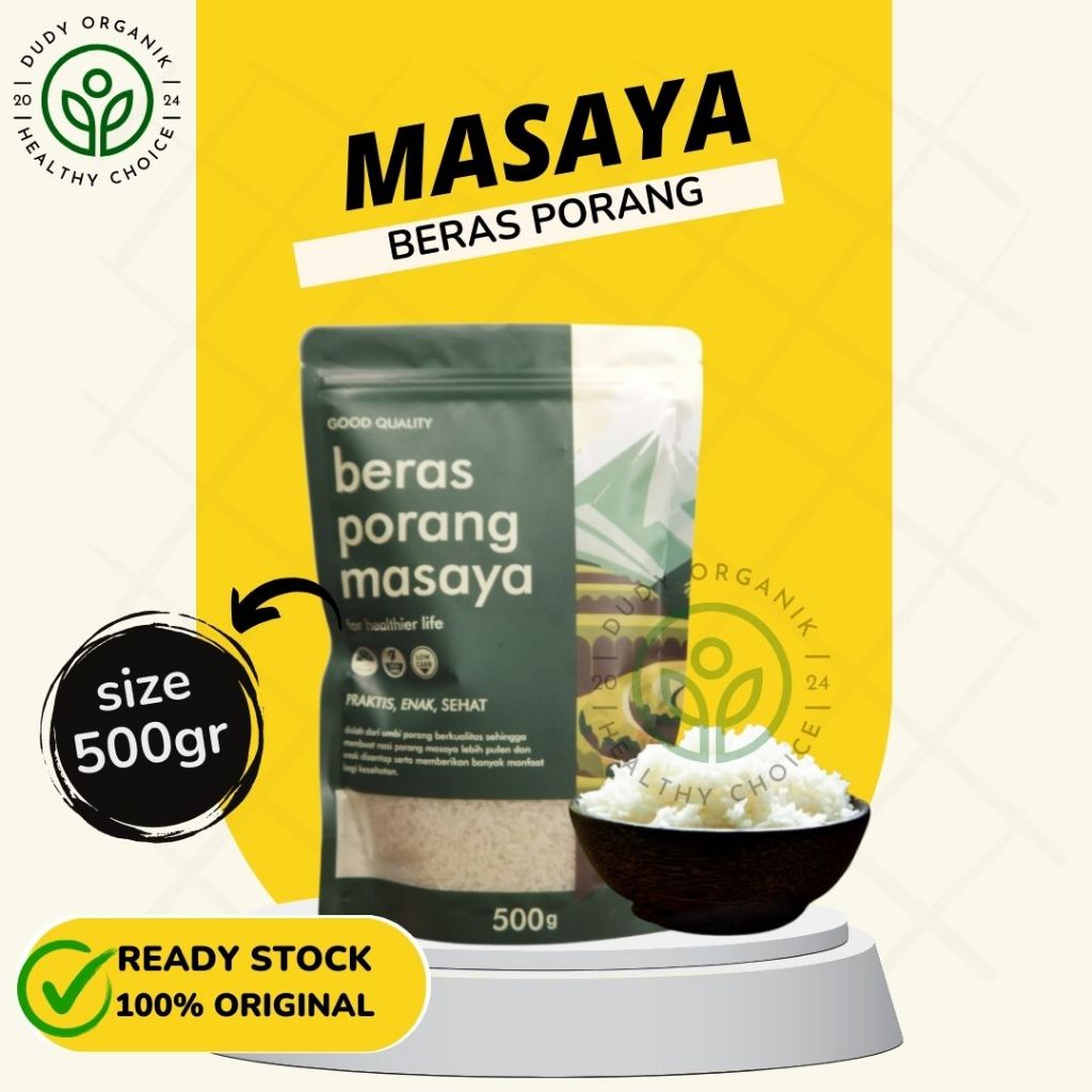 Jual MASAYA BERAS PORANG 500 GRAM shirataki konjac diet healthy food ...