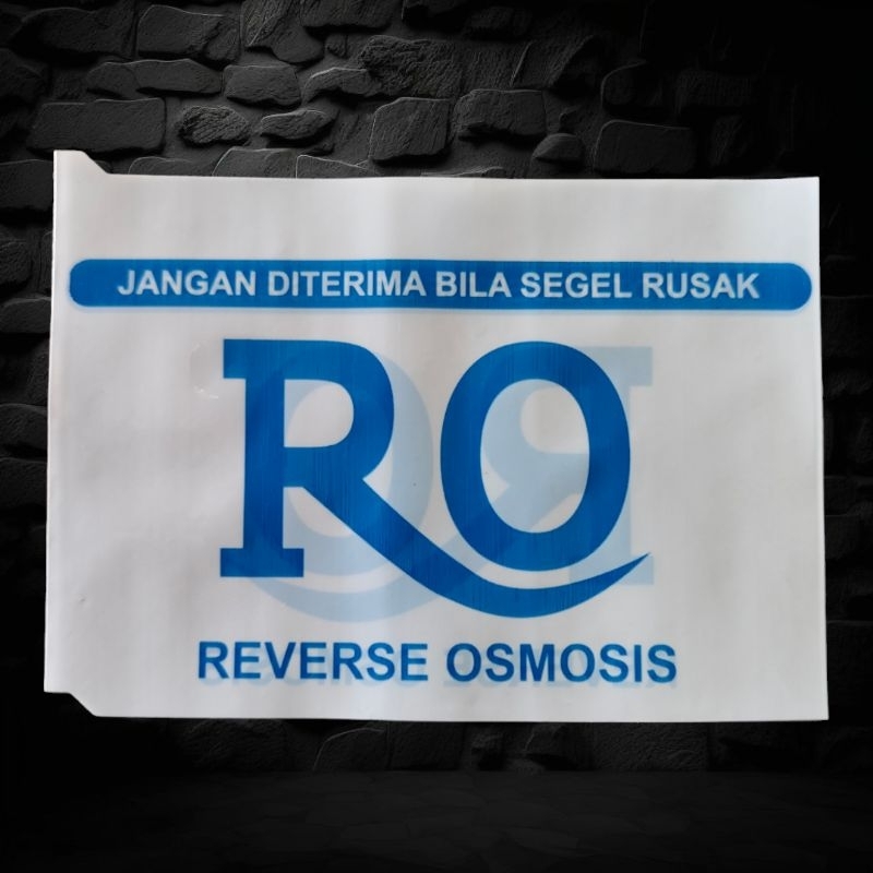 Jual Segel Galon - RO Putih Tulisan Biru (200 Pcs) | Shopee Indonesia