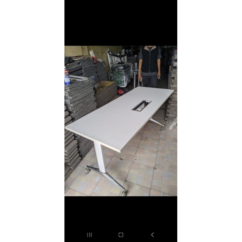 Jual meja lipat lengkap saklar bahan stanlis | Shopee Indonesia