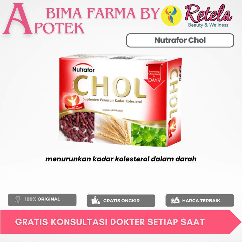 Jual Nutrafor Chol 10 Kapsul / Suplemen | Shopee Indonesia