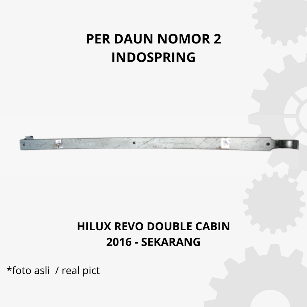 Jual Per Daun Nomor 2 Indospring Hilux Revo Double Cabin Kabin 2016 ...