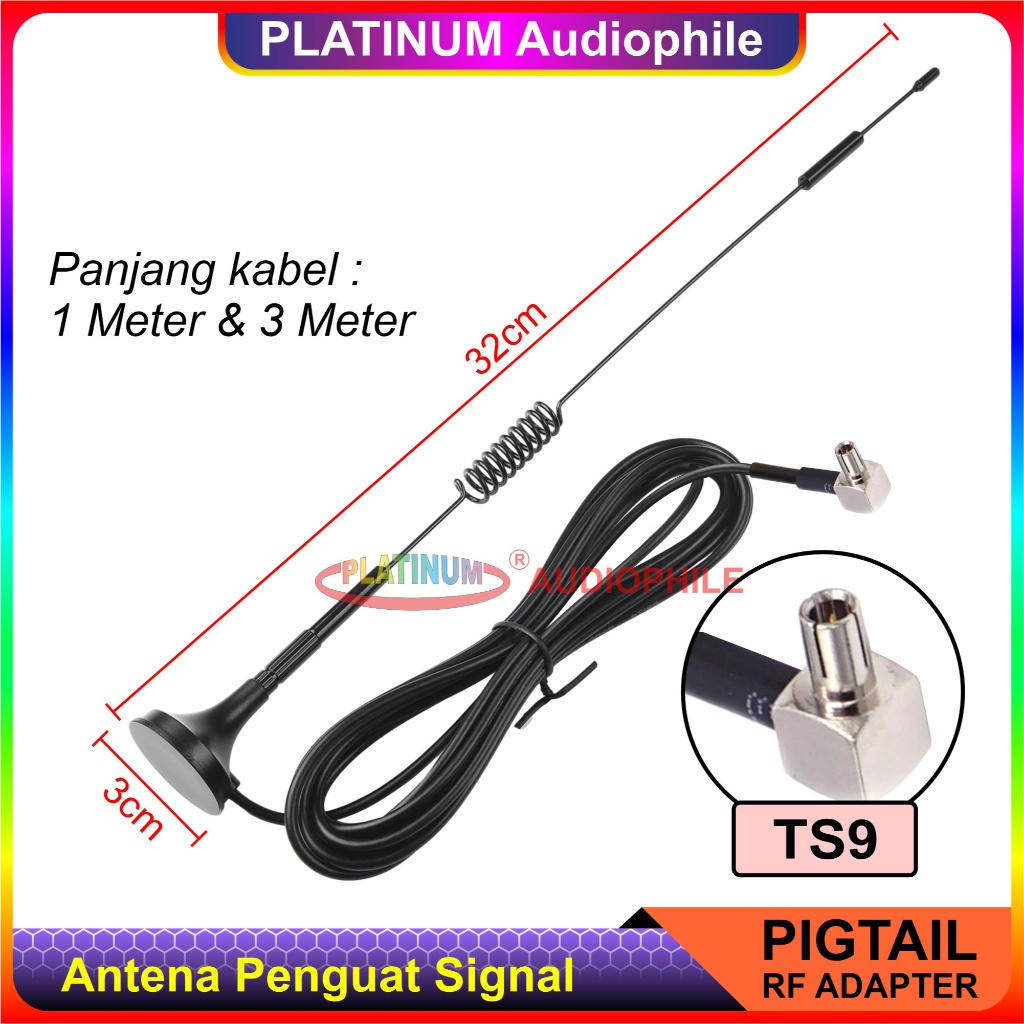 Jual Antena Pigtail TS9 Modem Router Wifi Penguat Signal MiFi RF ...