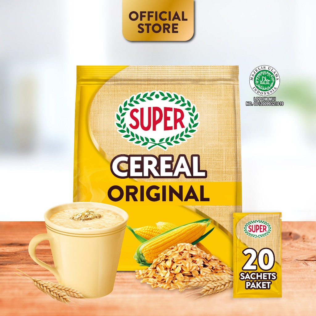 Jual SUPER Instant 3in1 Original Cereal Drink, 20 sachets [HALAL ...