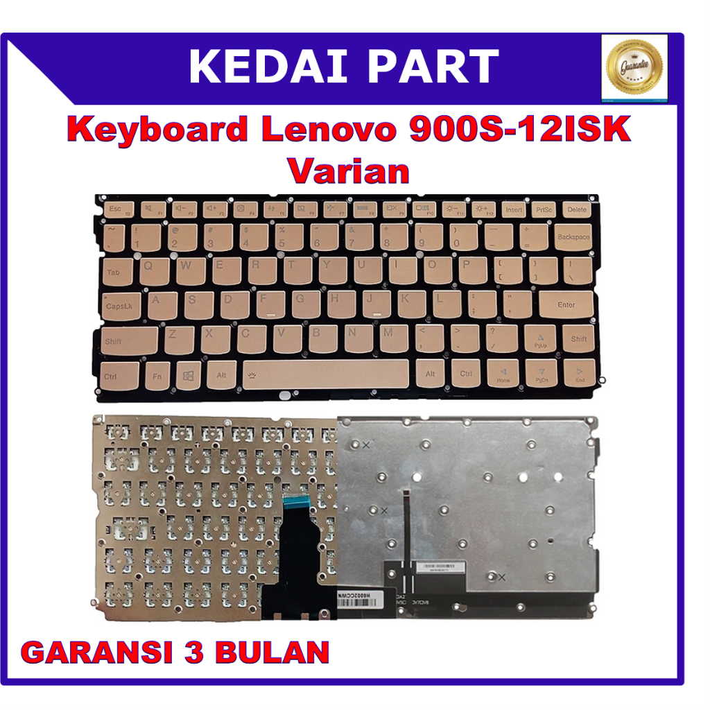 Jual Keyboard Lenovo Yoga 900S 900S-12 900S-12ISK 80ML Yoga 4 900s Golden Backlight Backlite ...