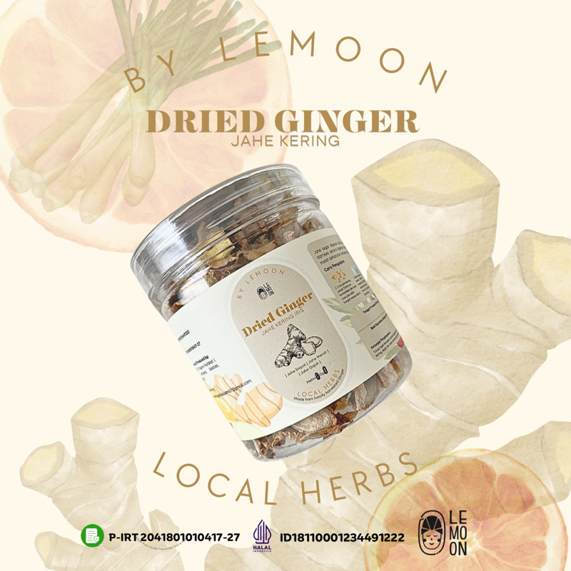 Jual Dried Ginger Slice/Jahe Emprit Merah Gajah Kering Iris | Shopee ...