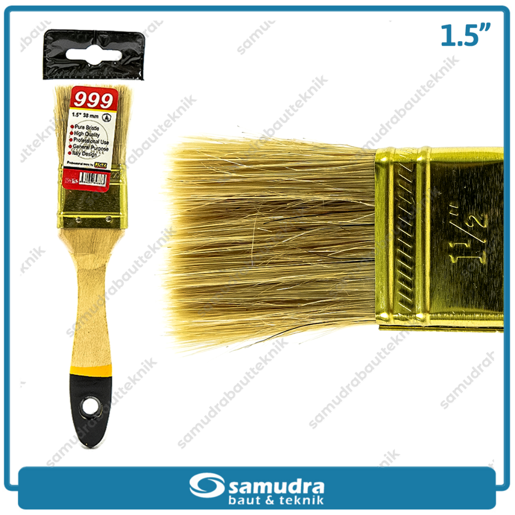 Jual Kuas Cat 1-1/2 inch PH-999 Gagang Kayu Koas Tembok Kwas Paint ...