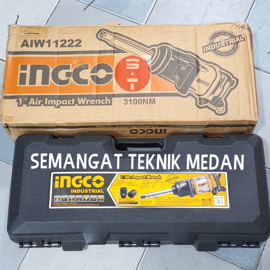 Jual AIW11222 BUKA RODA ANGIN SOCK AIR IMPACT WRENCH 1" MOBIL TRUCK ...