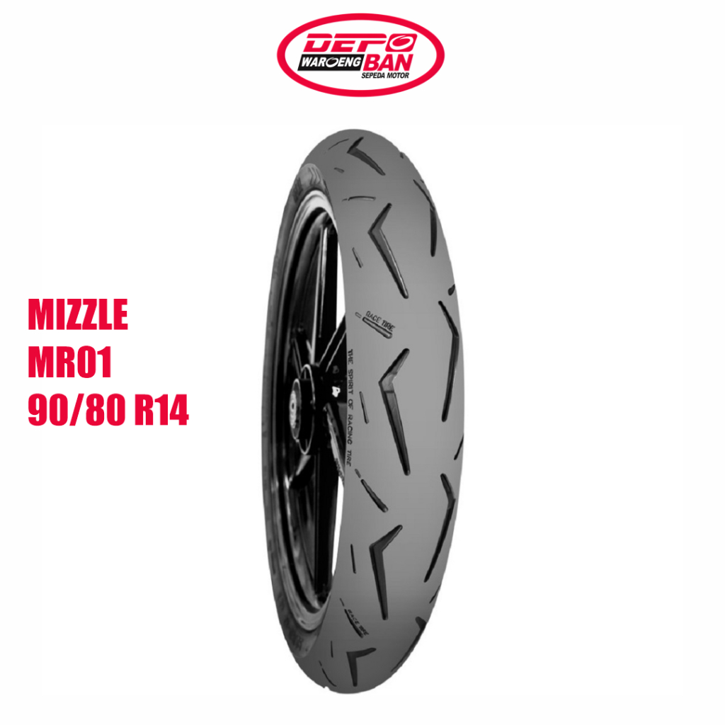 Jual BAN MATIC TUBLESS SOFT COMPOUND MERK MIZZLE TYPE MR01 UKURAN 90/80 ...