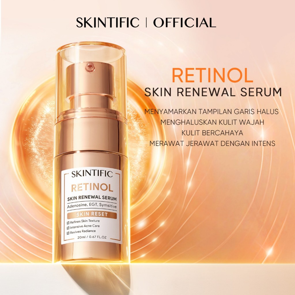 Jual Skintific Retinol skin Renewal SERUM (formula & kemasan baru ...