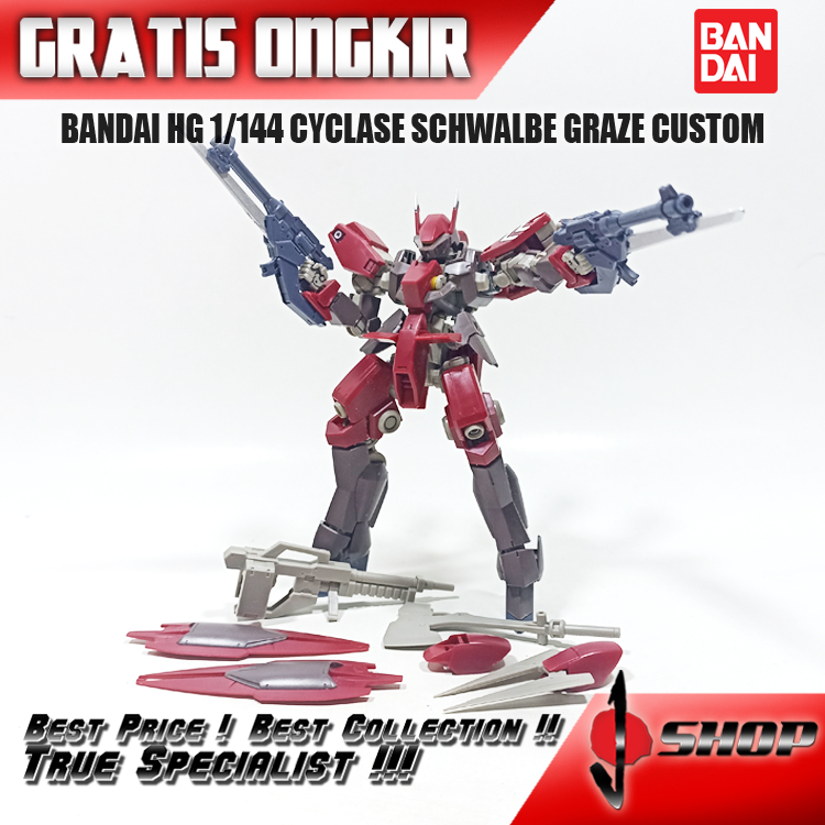Jual BANDAI HG 1/144 CYCLASE SCHWALBE GRAZE CUSTOM HG2075 | Shopee ...