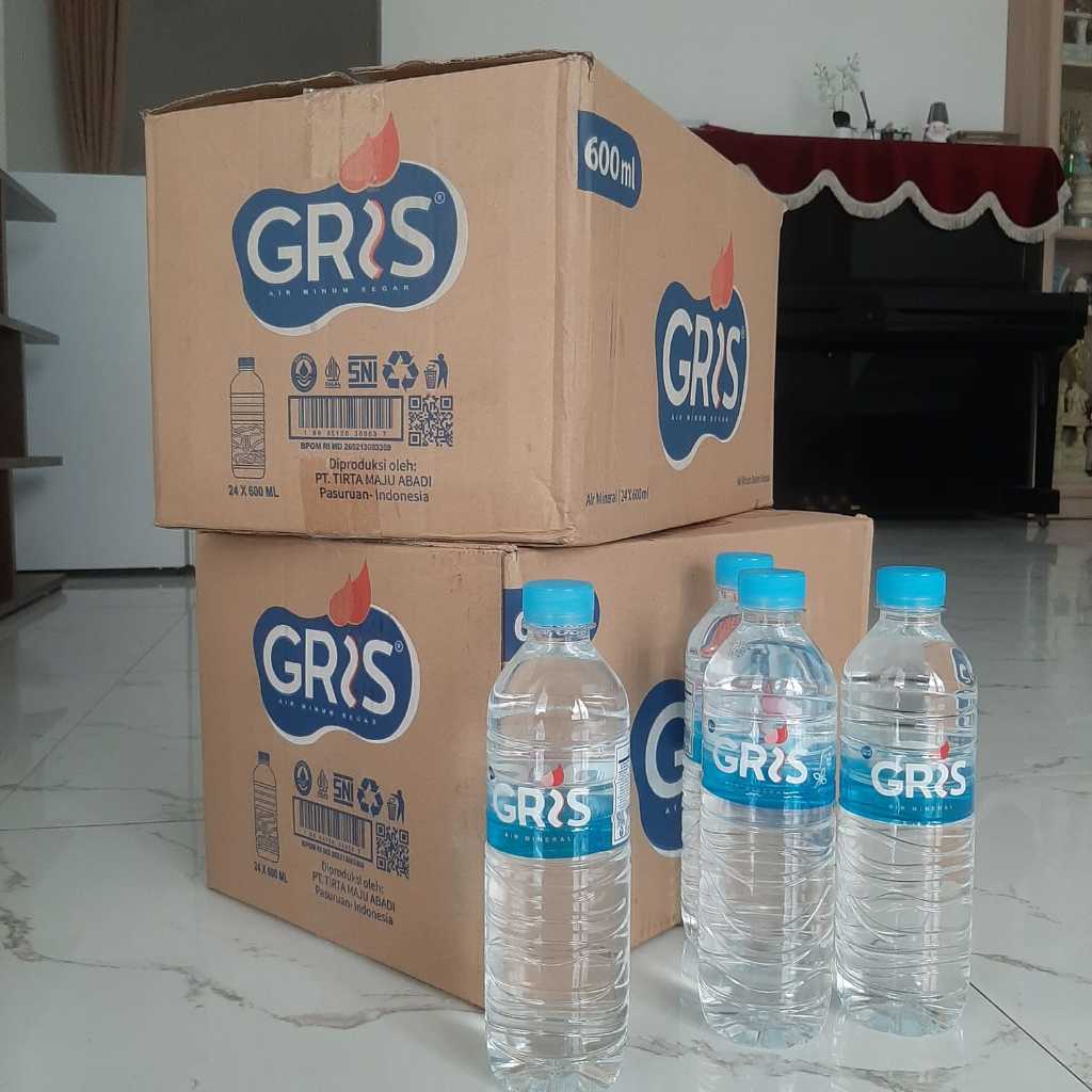Jual GRIS // AMDK// Air Minum Dalam Kemasan // air mineral // botol 600 ...