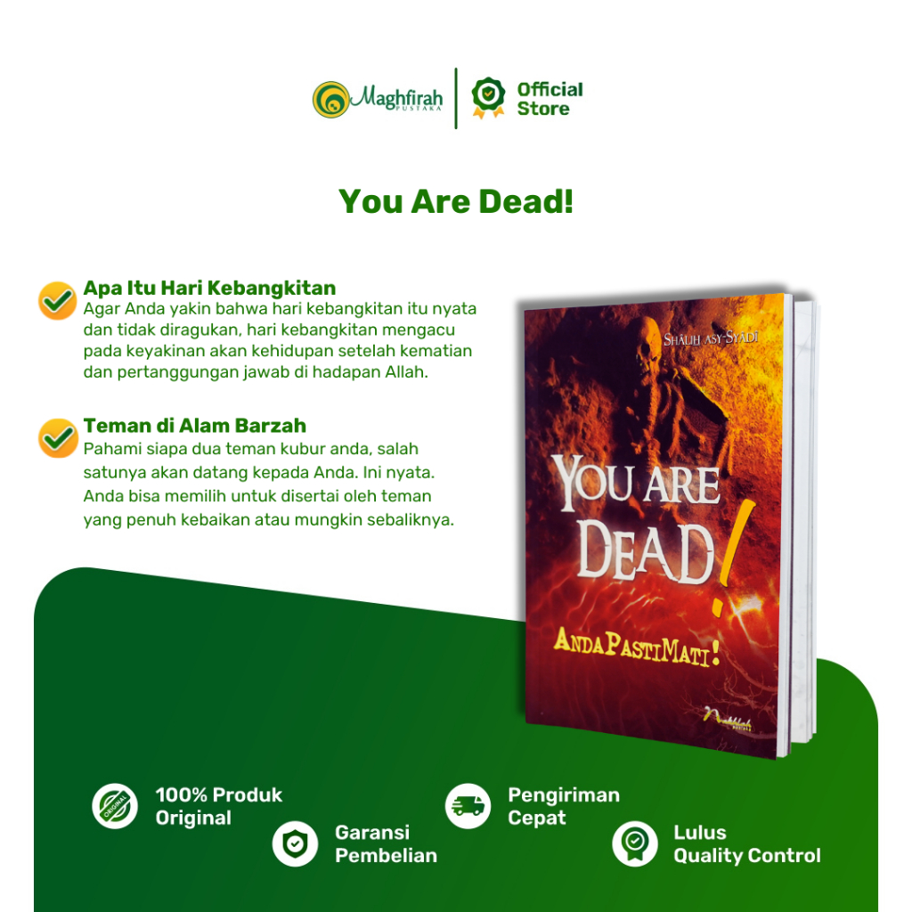 Jual Maghfirah Pustaka You Are Dead Buku Psikologi Islam & Panduan ...