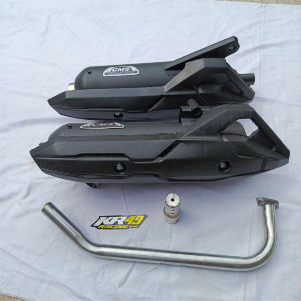 Jual TERBARU KNALPOT CMS STANDAR RACING PNP VARIO BEAT NMAX AEROX PCX ...