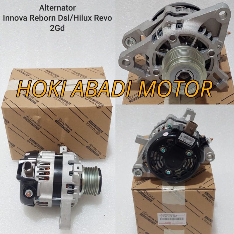 Jual Alternator Innova Reborn Diesel / Hilux Revo (2GD) 27060-0L280 ...
