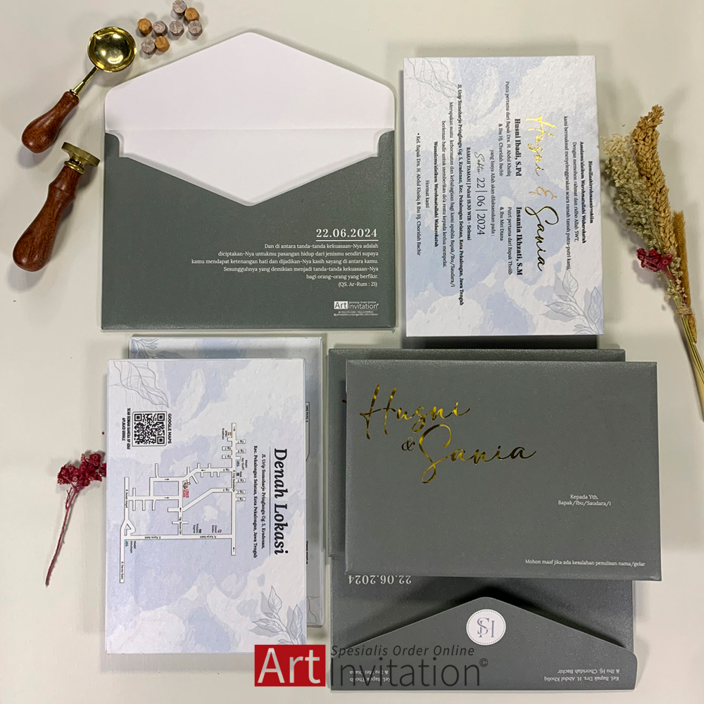 Jual Undangan Pernikahan Hard Cover Single Board Plus Amplop Size 14 x 20 cm | Shopee Indonesia