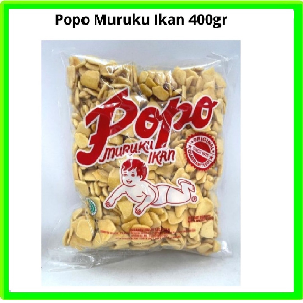 Jual Popo Snack Muruku Ikan Snek Camilan ikan Original 400gr | Shopee ...