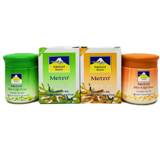 Jual METRO SNOW WHITE & SOFT CREAM 60gr | Shopee Indonesia