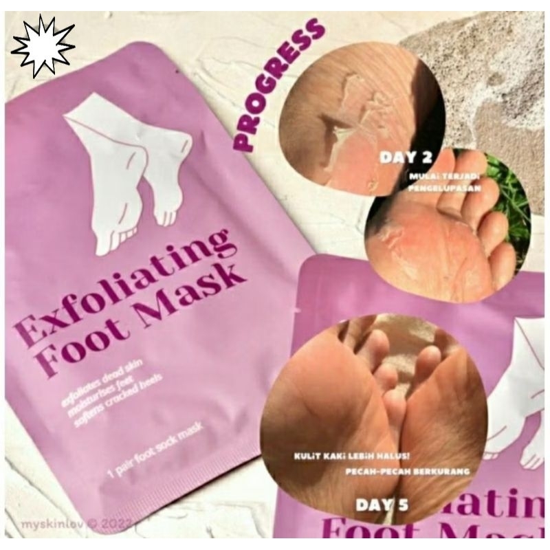 Jual Noera Expoliating Foot Mask BPOM Masker Kaki Pengelupasan Kulit ...