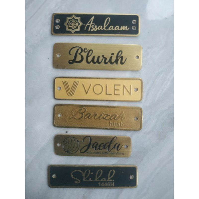 Jual label plat hijab besi | Shopee Indonesia