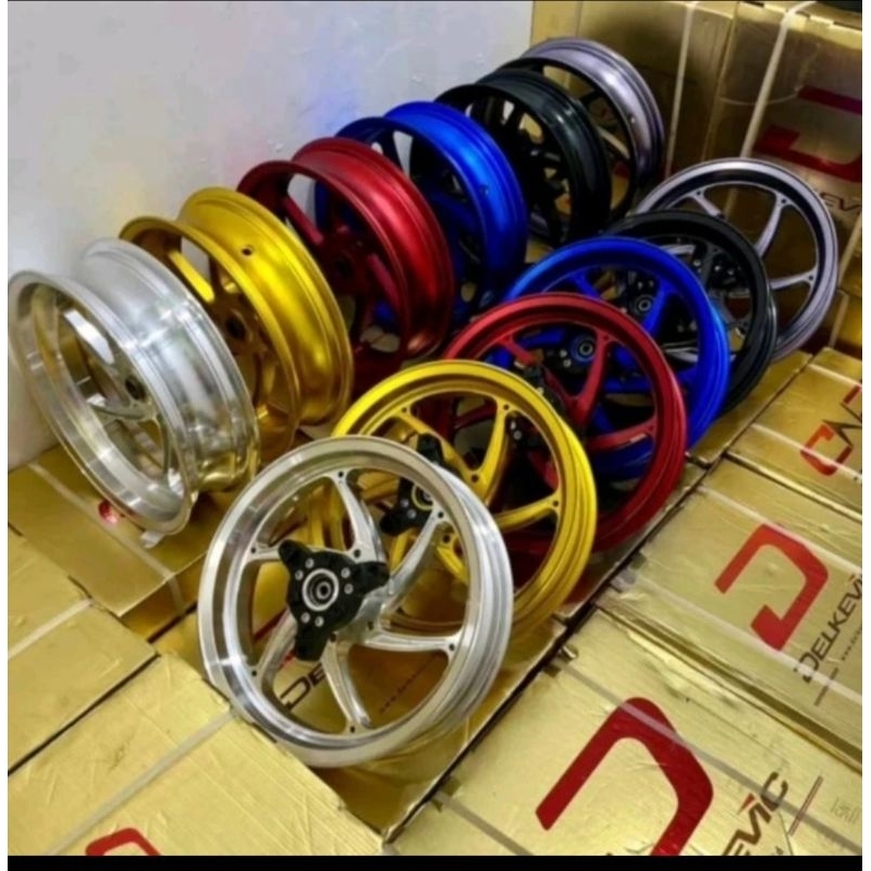 Jual PELEK RECING DELKEVIC MODEL SIX STAR YAMAHA XMAX 250 UK 350 X 15 ...