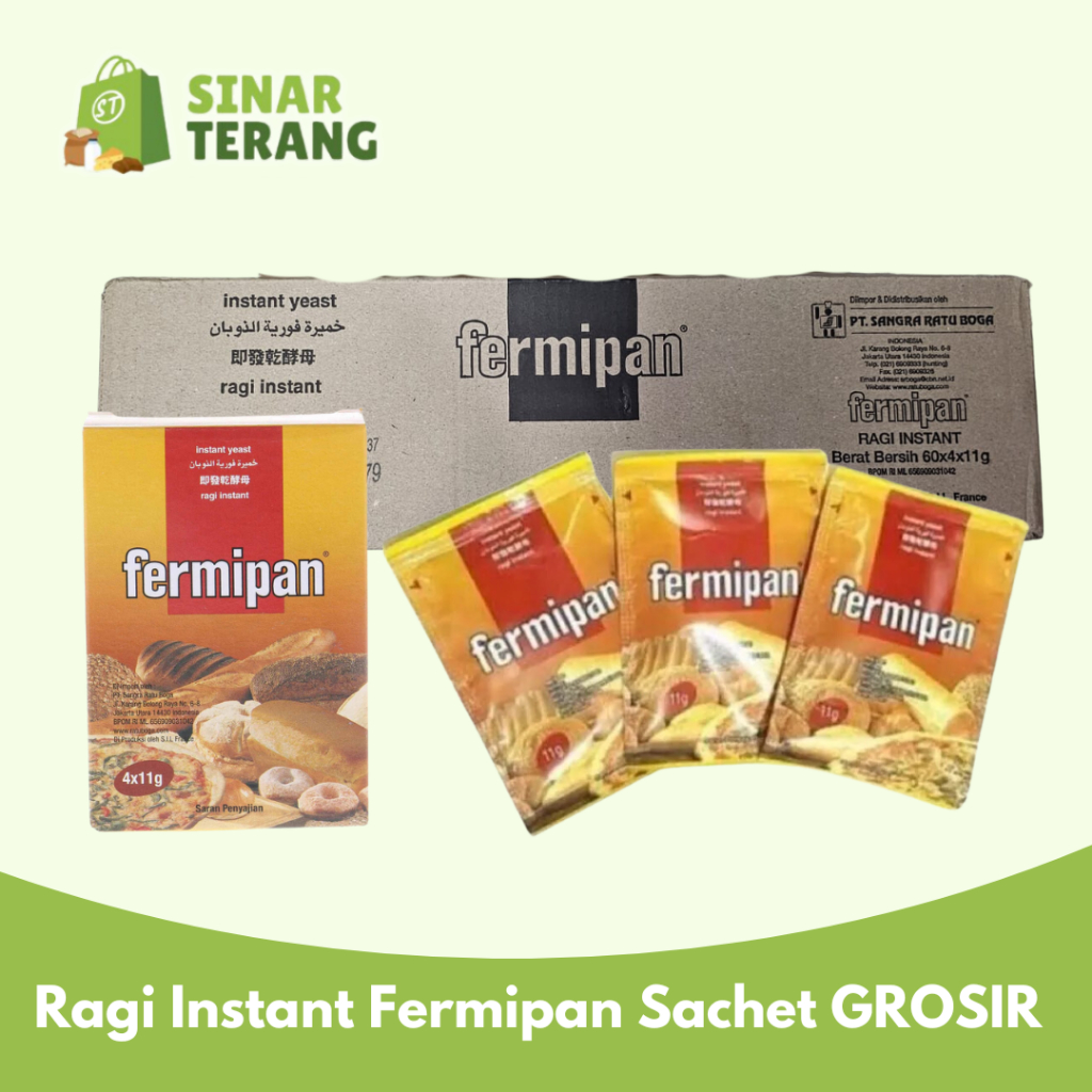 Jual 1 PAK Fermipan sachet isi 10 box GROSIR | Shopee Indonesia
