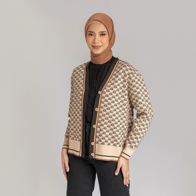 Jual Monogram Cardigan by Kami idea | Shopee Indonesia