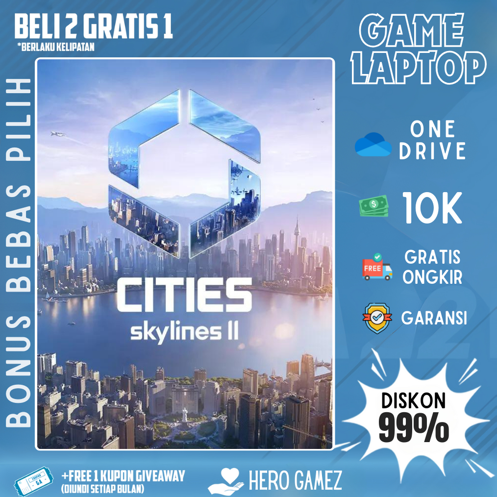 Jual CITIES SKYLINES 2 - LINK DOWNLOAD - GAME PC - GAME LAPTOP - GAME OFFLINE | Shopee Indonesia
