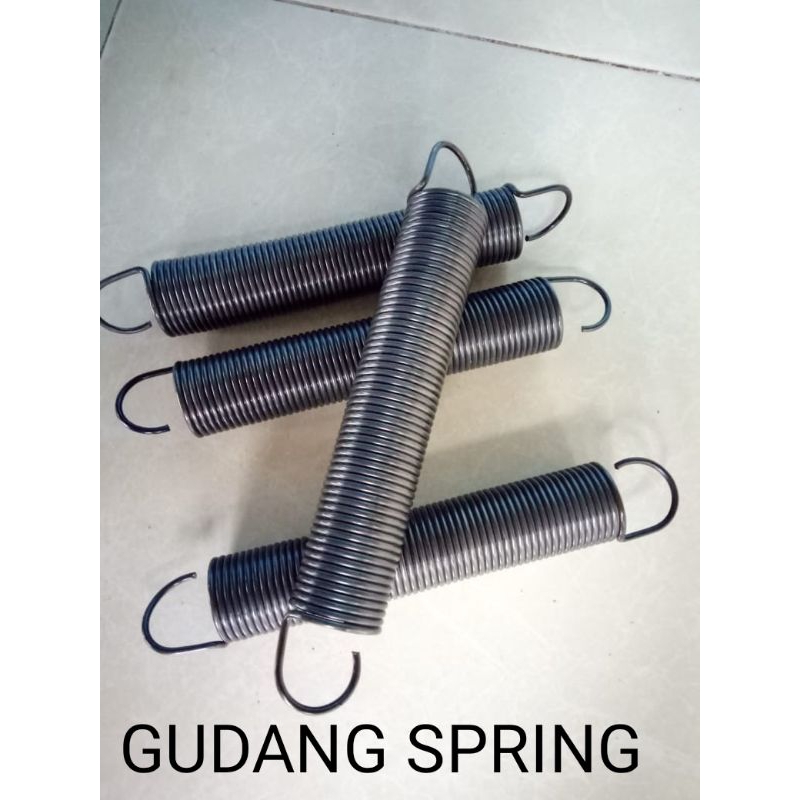 Jual PER TARIK BAJA KAWAT 2MM ID=15MM PANJANG TOTAL 15CM | Shopee Indonesia