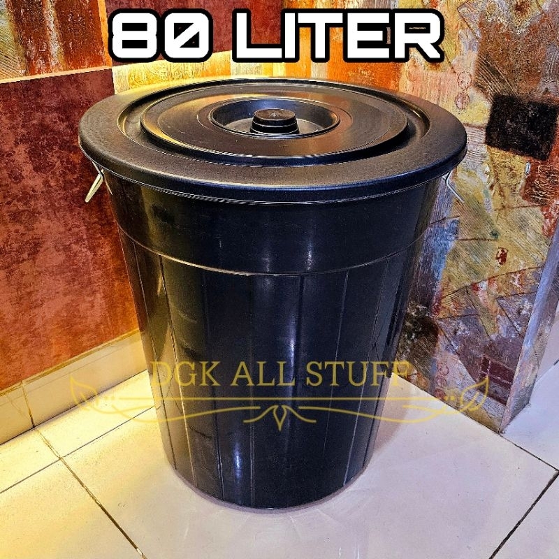 Jual Tong Gentong Ember Bak Bertutup Tutup Air Mandi Sampah Outdoor ...