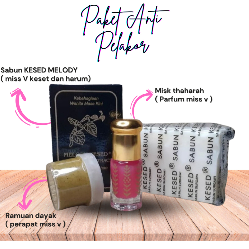 Jual PAKET BODYCARE RAMUAN DAYAK + SABUN KESED MELODY + MISK THAHARA ...