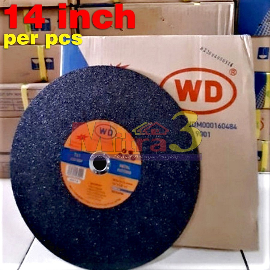 Jual Mata Gerinda Potong WD 14" / Batu Gurinda Besi Cutting Wheel 14 ...