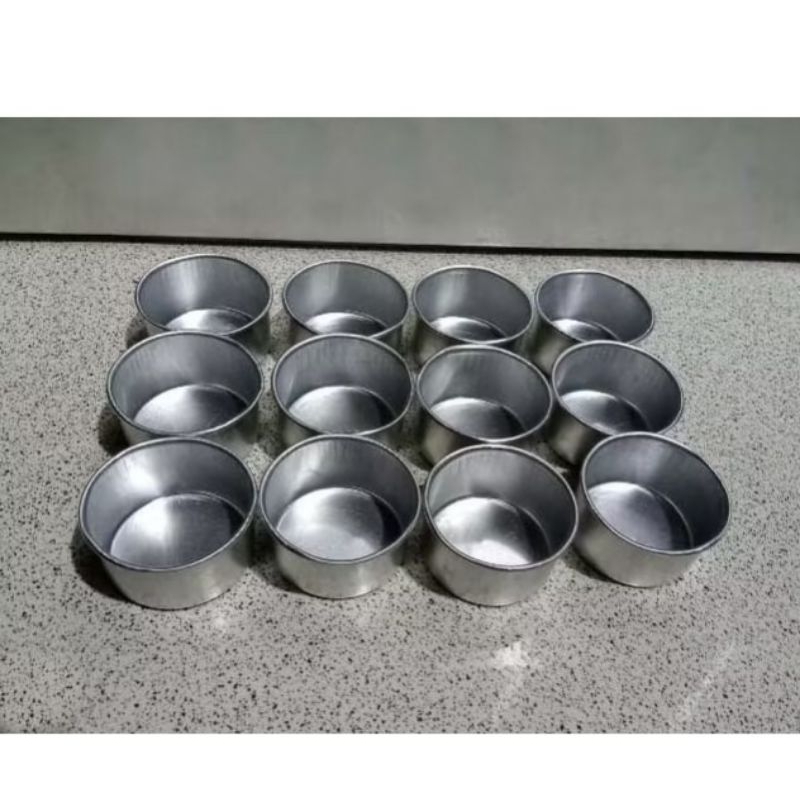 Jual 12pcs Cetakan Tarlet Mini Diameter 4,5,6 cm Bahan Alumunium Press ...