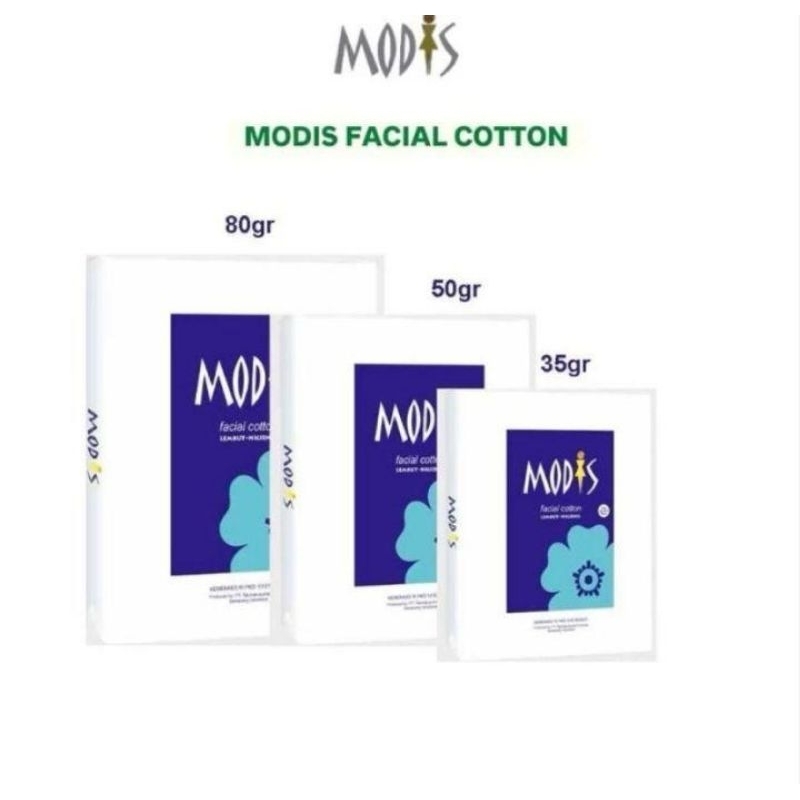 Jual MODIS FACIAL COTTON l Kapas 35gr l Kapas 50gr l Kapas 80gr ...