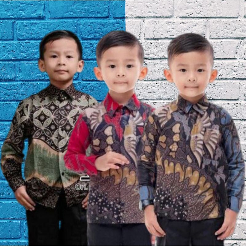 Jual Baju batik anak baju batik tradisional | Shopee Indonesia