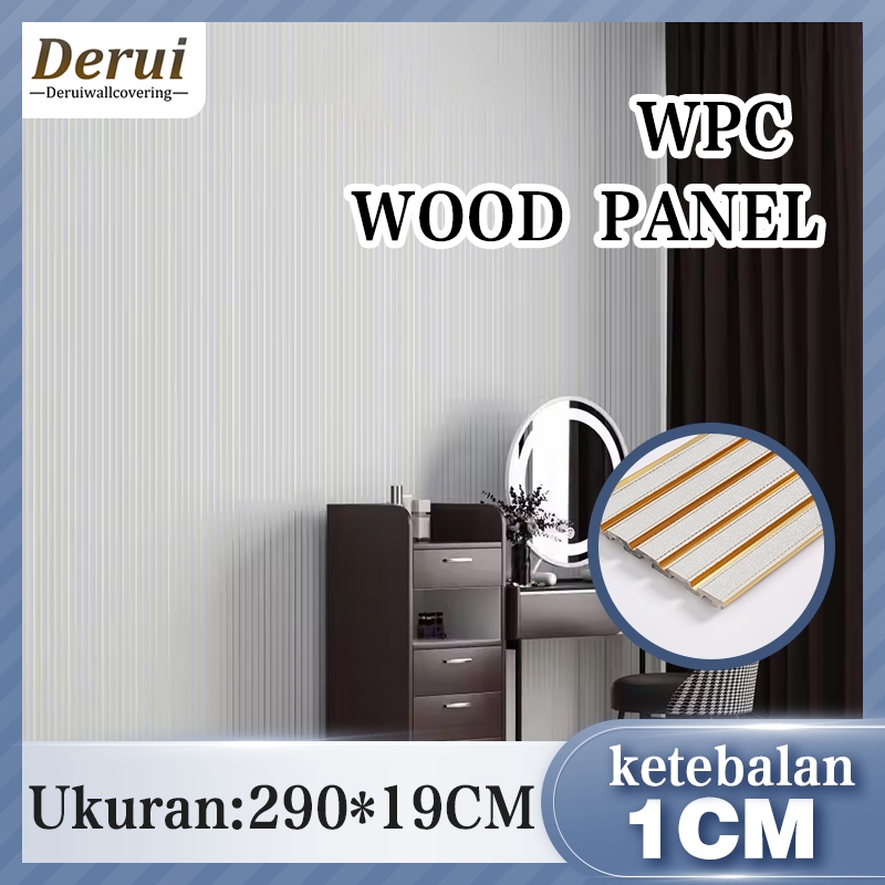 Jual [2.9METER x 19 CM] Panel Dinding PVC Motif Kayu 3D: Solusi Elegan ...