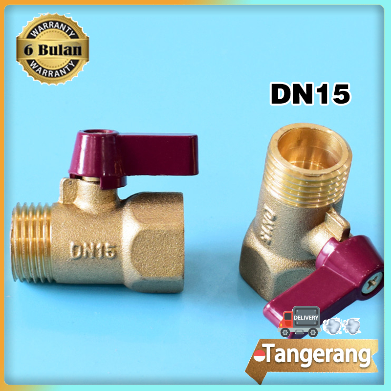 Jual Mini Ball Valve 1/2" (Derat Dalam Luar) Stop Kran Full Brass ...