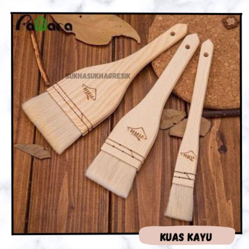 Jual WOOL BRUSH Kuas Olesan Mentega Kuas Grill / BBQ Kuas Bulu Domba ...
