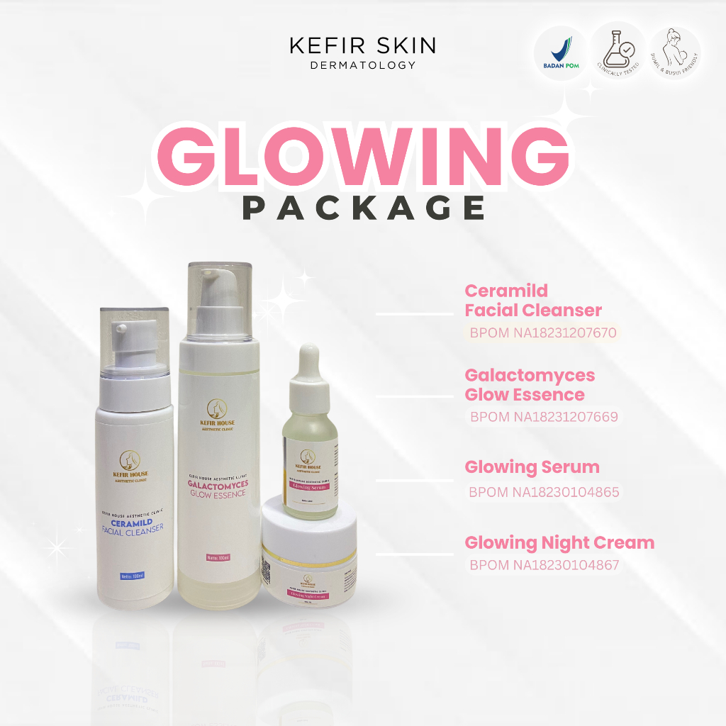 Jual KEFIR SKIN DERMATOLOGY - Glowing Package | Shopee Indonesia